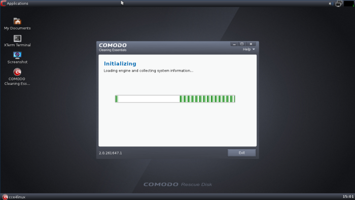Booting to and starting Comodo Rescue Disk, Antivirus Rescue Disk - COMODO Rescue Disk Version 2 ...